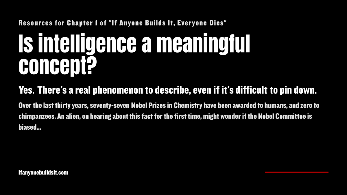 Is intelligence a meaningful concept? | If Anyone Builds It, Everyone ...